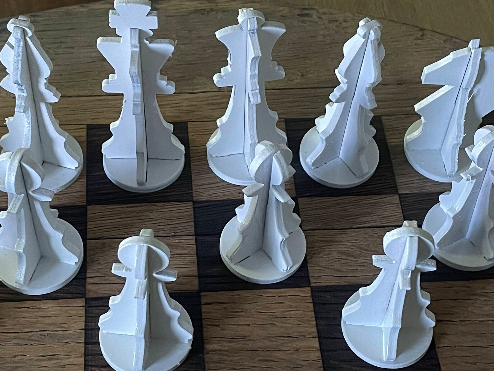 Authentic Bourbon Barrel Head Chess/checker Set - Etsy