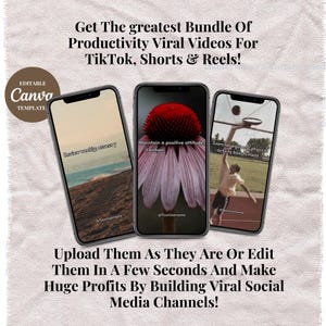 Productivity Viral Videos Bundle | Youtube Shorts, Instagram Reels ...
