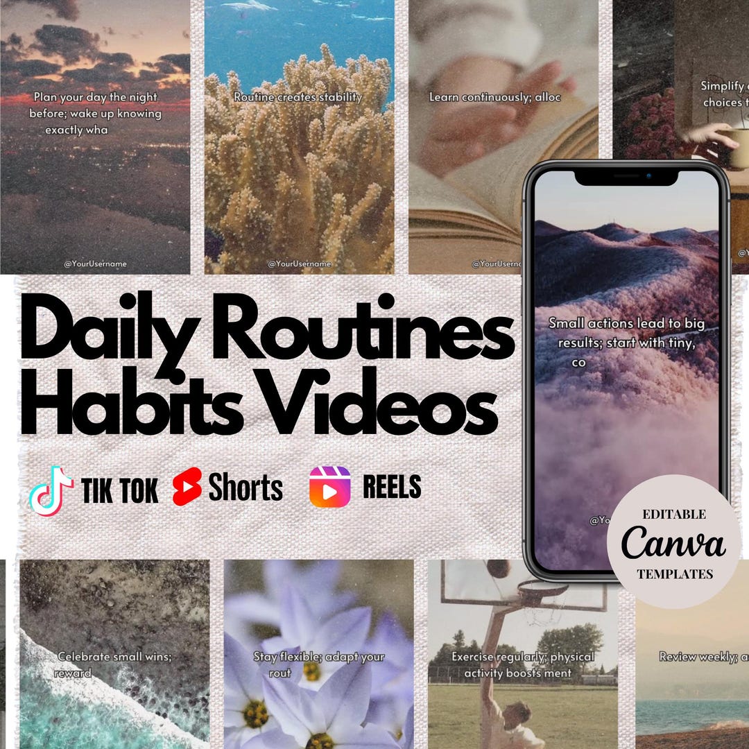50 Productivity Viral Videos Bundle,youtube Shorts, Instagram Reels ...