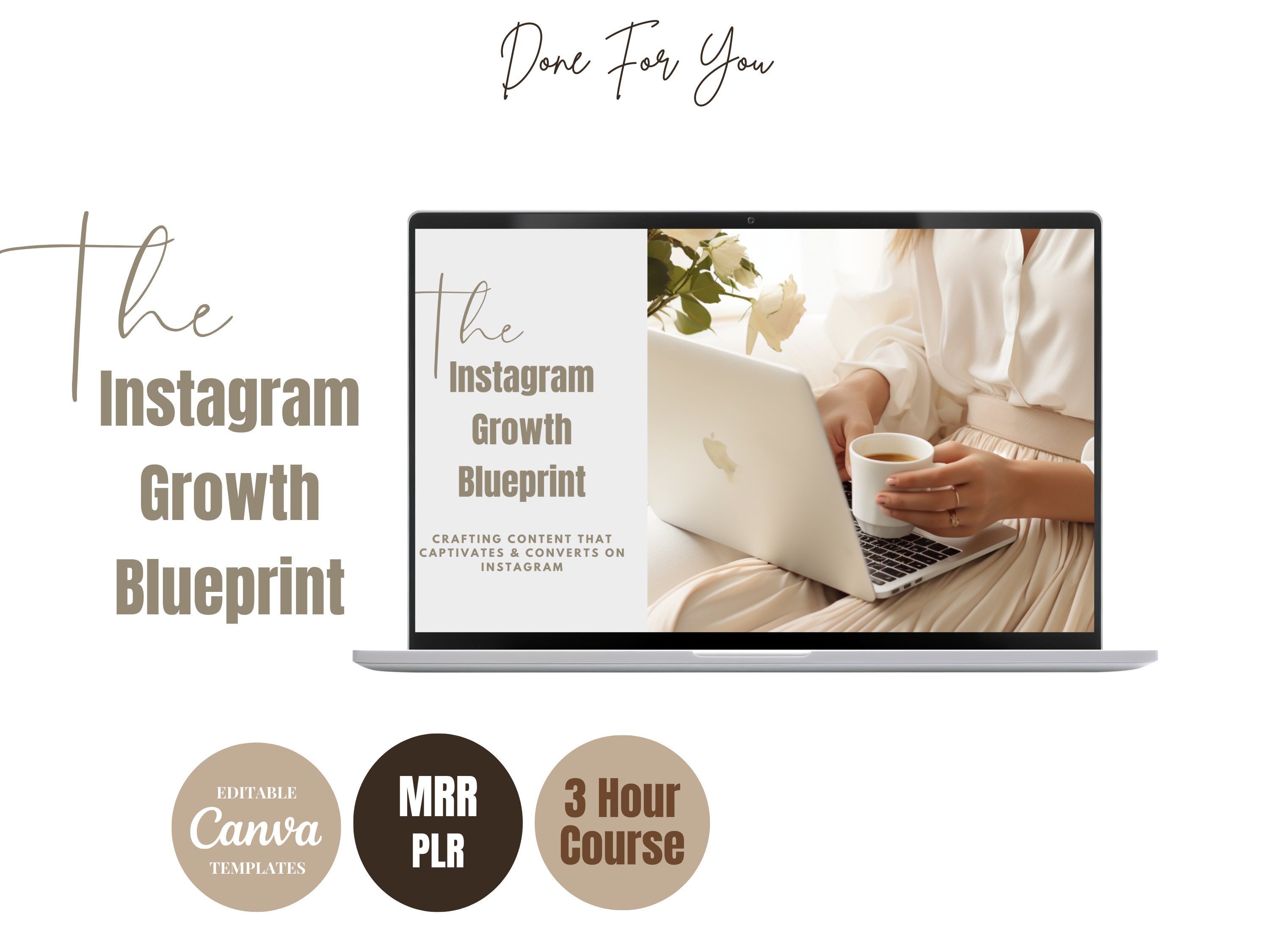 The Instagram Growth Blueprint MRR Course Strategy Guide With Master ...