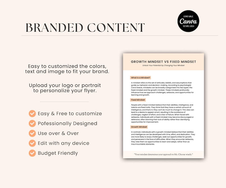 PLR / Resell Coaching Growth Mindset Journal, Business Coaching ...