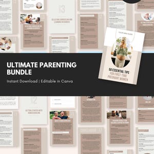 Ultimate Parenting Bundle | Printable Resources for New Parents ...