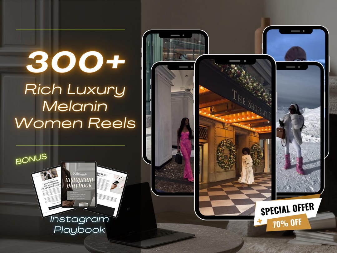 Melanin Reels Luxury | Classy Luxury Black Women | Melanin Faceless ...