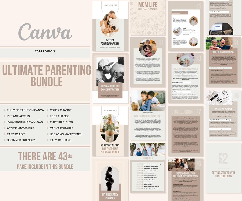 Ultimate Parenting Bundle | Printable Resources for New Parents ...