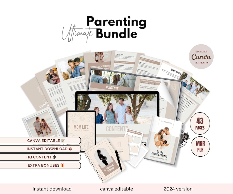 Ultimate Parenting Bundle | Printable Resources for New Parents ...