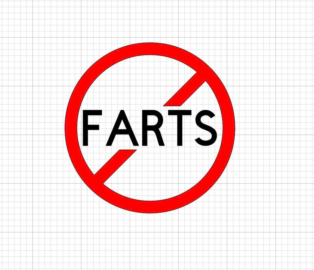 No Farts Vinyl Sticker / Decal - Etsy