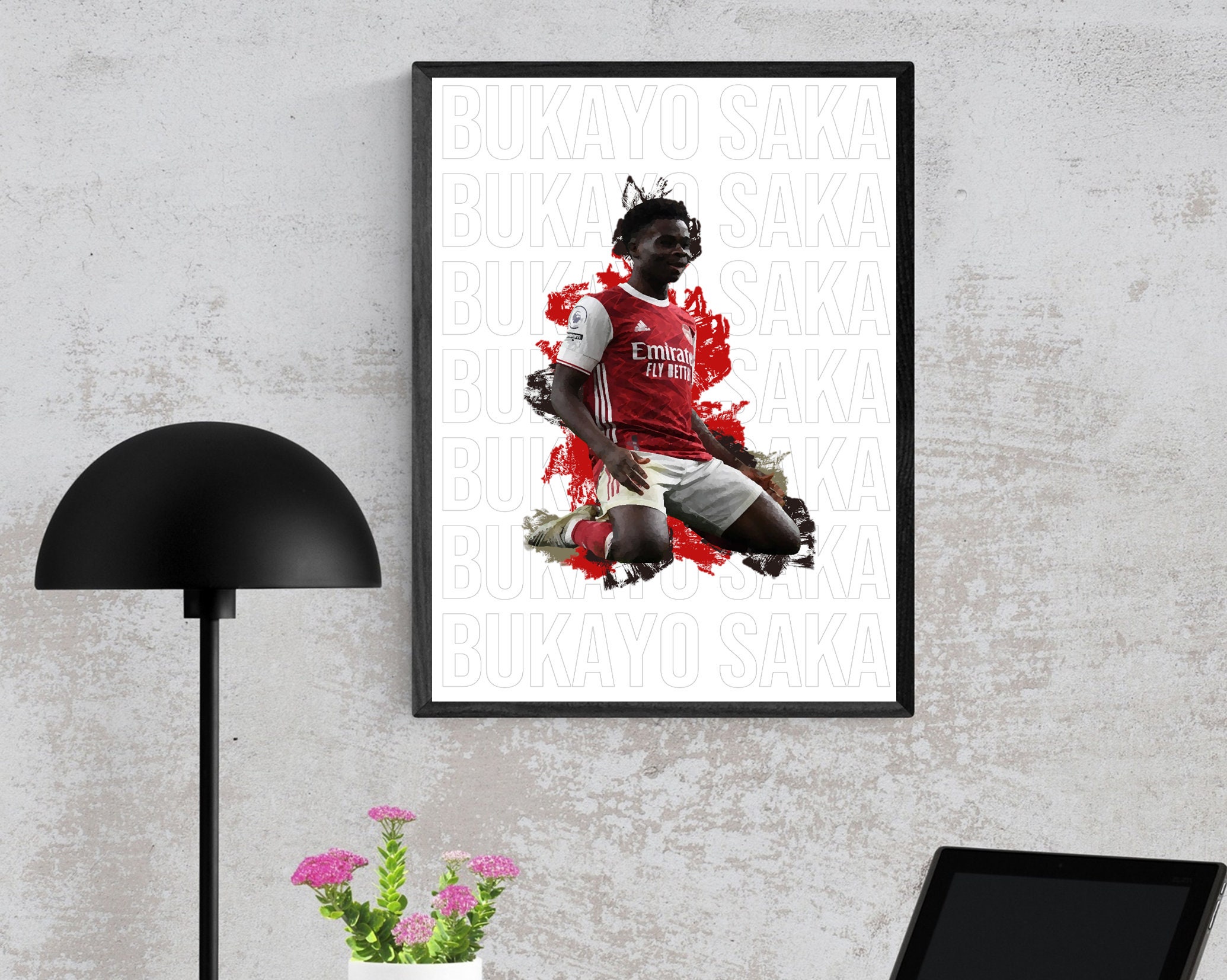 Bukayo Saka Print Wall Art Arsenal Poster Arsenal Fan Gift - Etsy UK