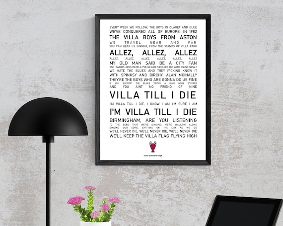 Fc Aston Villa 1 English Football Fan Chants And Songs