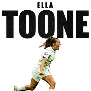 Ella Toone, England Print Wall Art, England National Team Poster, Three ...