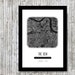 Millwall Stadium, the Den, Poster Wall Art, Illustrated Map Print ...