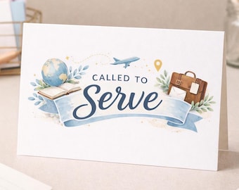 Printable Congrats Missionary Card, Called to Serve, Missionary ...