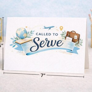 Printable Called to Serve Missionary Card, Called to Serve, Missionary ...
