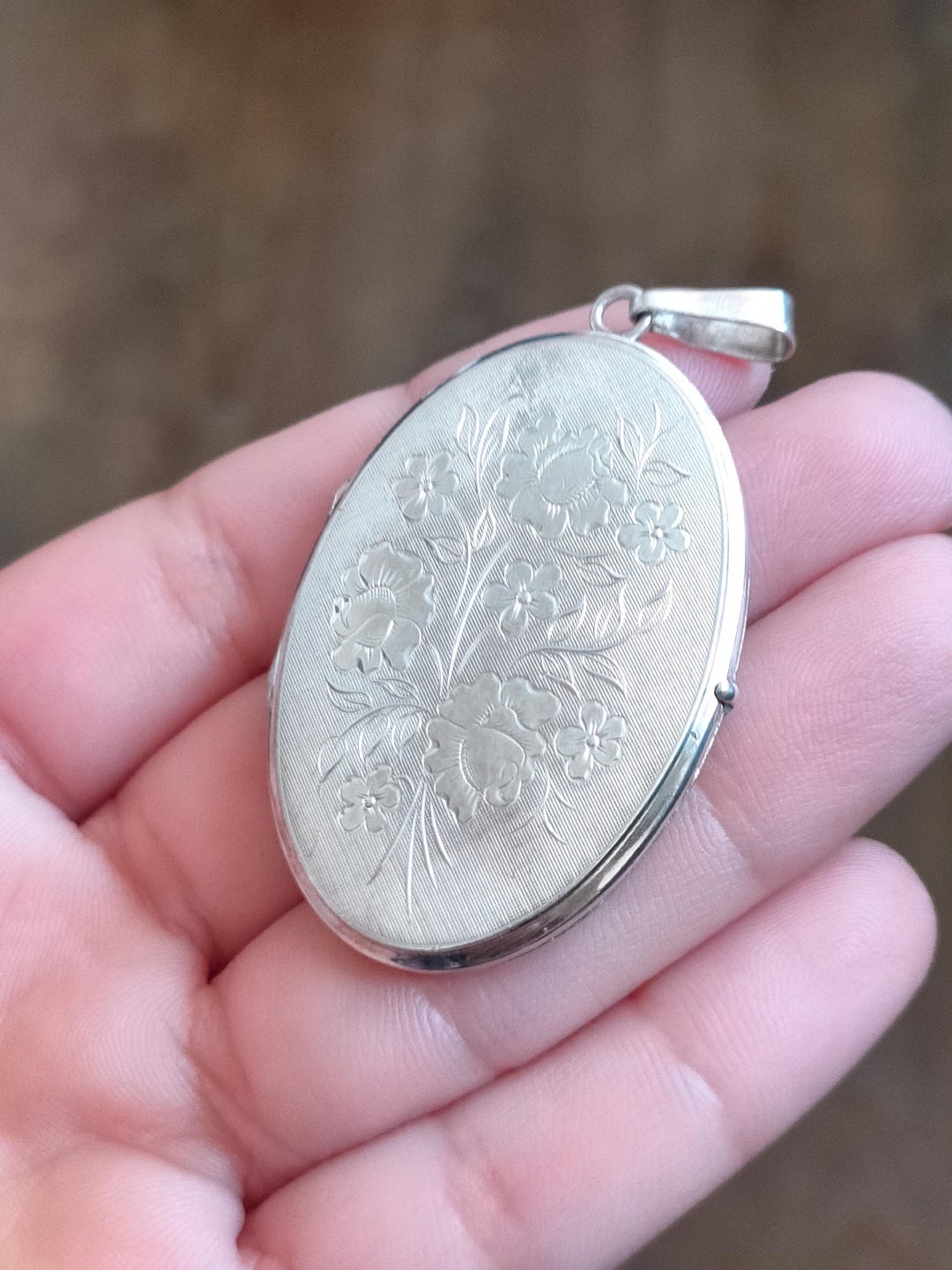 Large Vintage Andreas Daub AD 925 Sterling Silver Locket Pendant 23.1 G ...