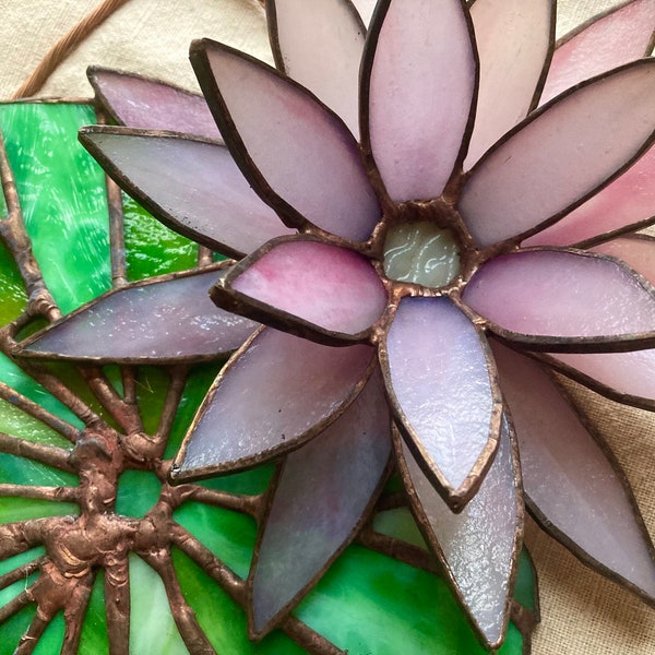 Water Lily Stained Glass Pattern - Etsy