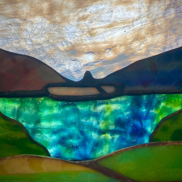 Lake Stain Glass - Etsy