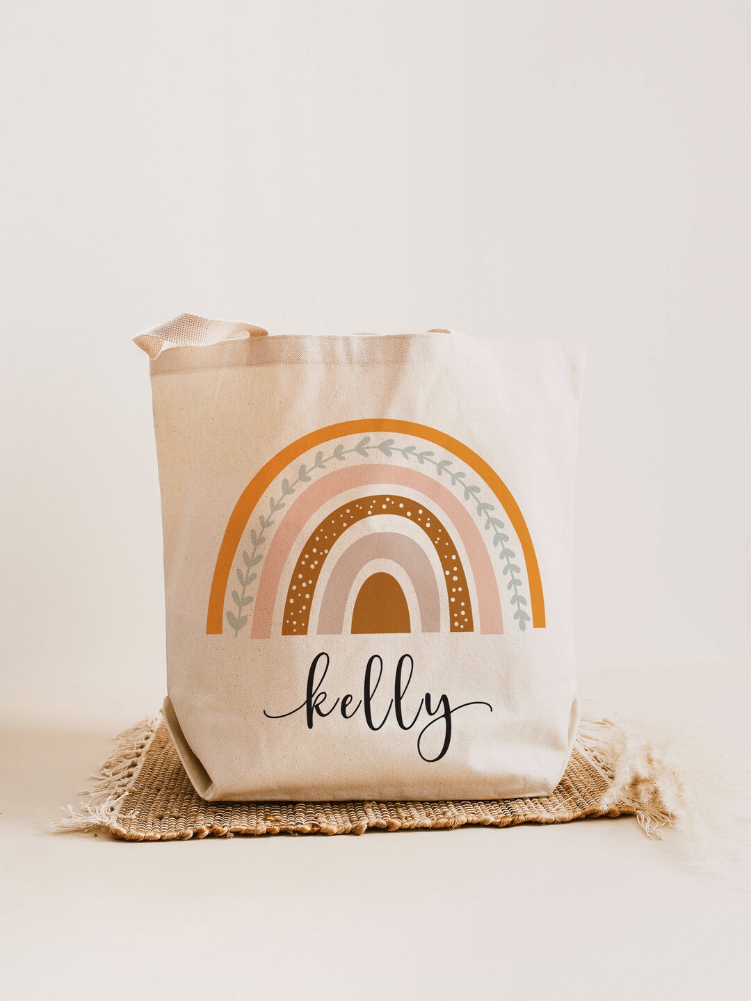 Personalized Kids Tote Bag, Custom Name Bag for Library & Toys - Etsy