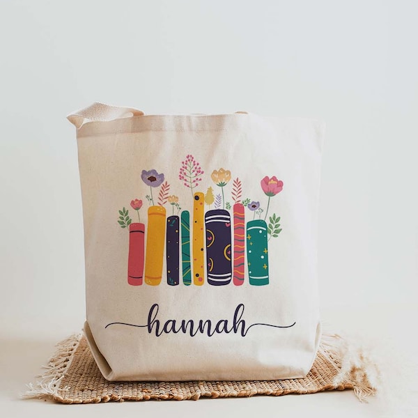 Library Book Bag - Etsy