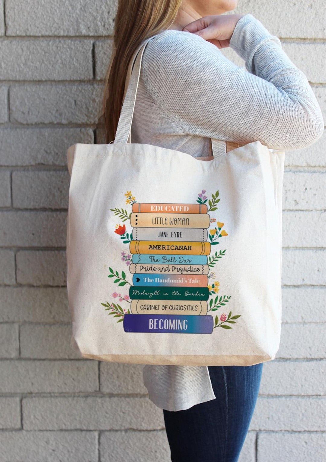 Personalized Canvas Tote Bag for Teachers, Librarian,caregiver – Great ...