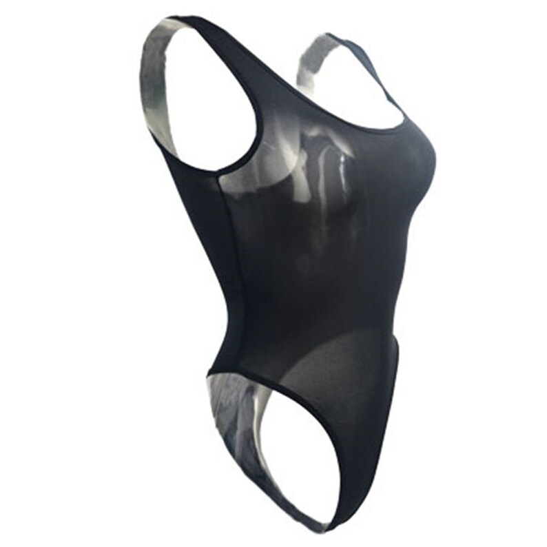 Sexy Sheer One Piece High Cut Thong Bodysuit Lingerie Etsy Ireland