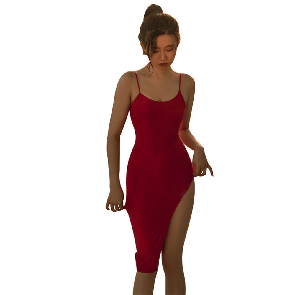 Sheer Mini Dress Bodycon See Through Dress Lingerie High Stretch Cosplay Lingerie Clubwear