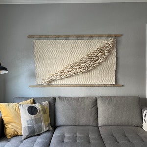 XL Weaving| Modern Tapestry| Wall Hanging| Textile Fiber Art ...
