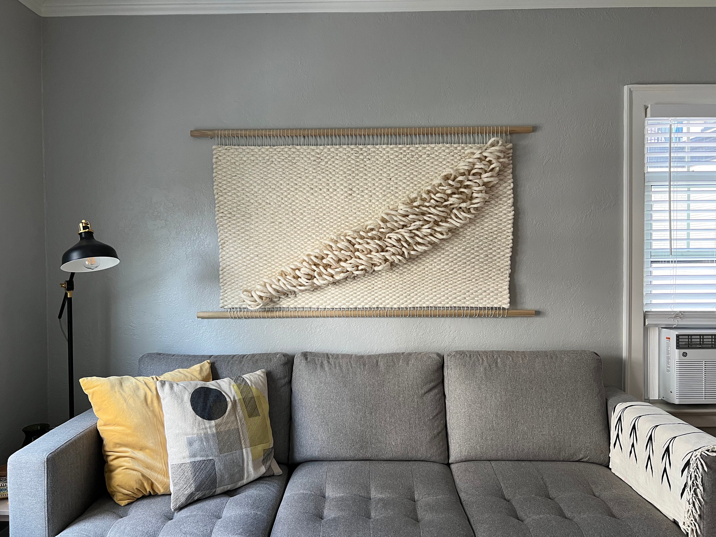 XL Weaving Modern Tapestry Wall Hanging Textile Fiber Art Contemporary ...