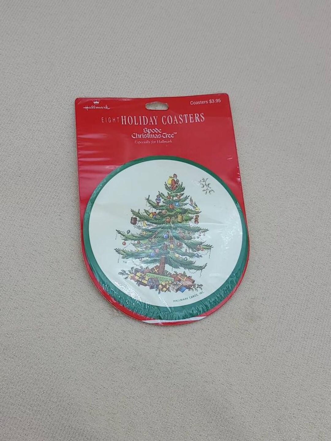 SPODE Christmas Tree Hallmark Coasters New Sealed Pack of 8 - Etsy