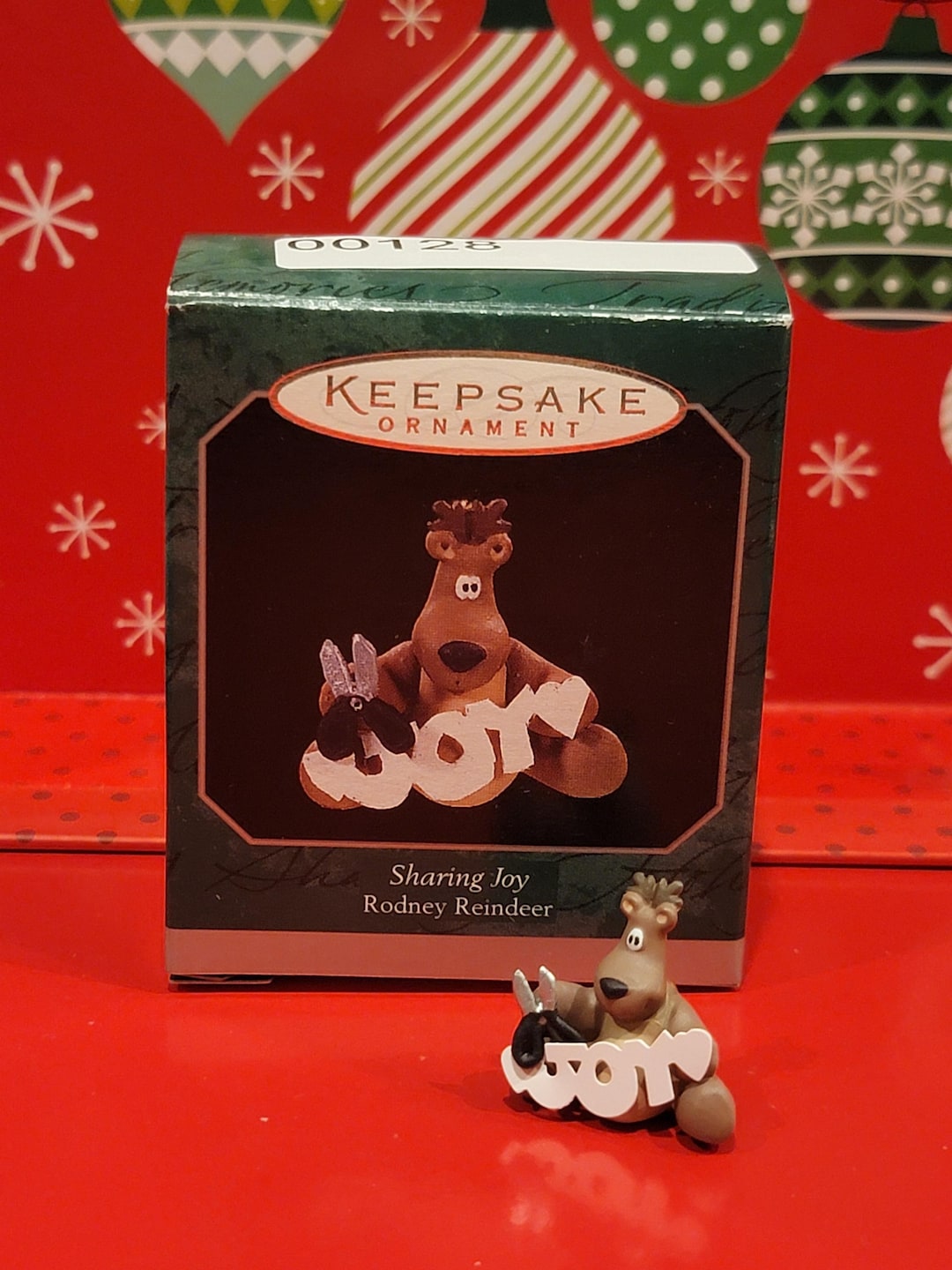 1998 Sharing Joy Rodney Reindeer Christmas Vintage Hallmark Keepsake ...