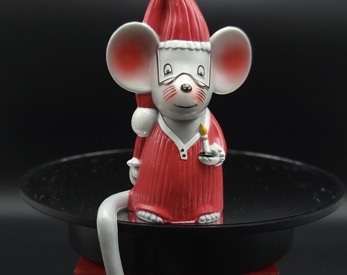 1981 Santa Mouse Christmas Stocking Holder Hard Plastic Hong Kong - Etsy