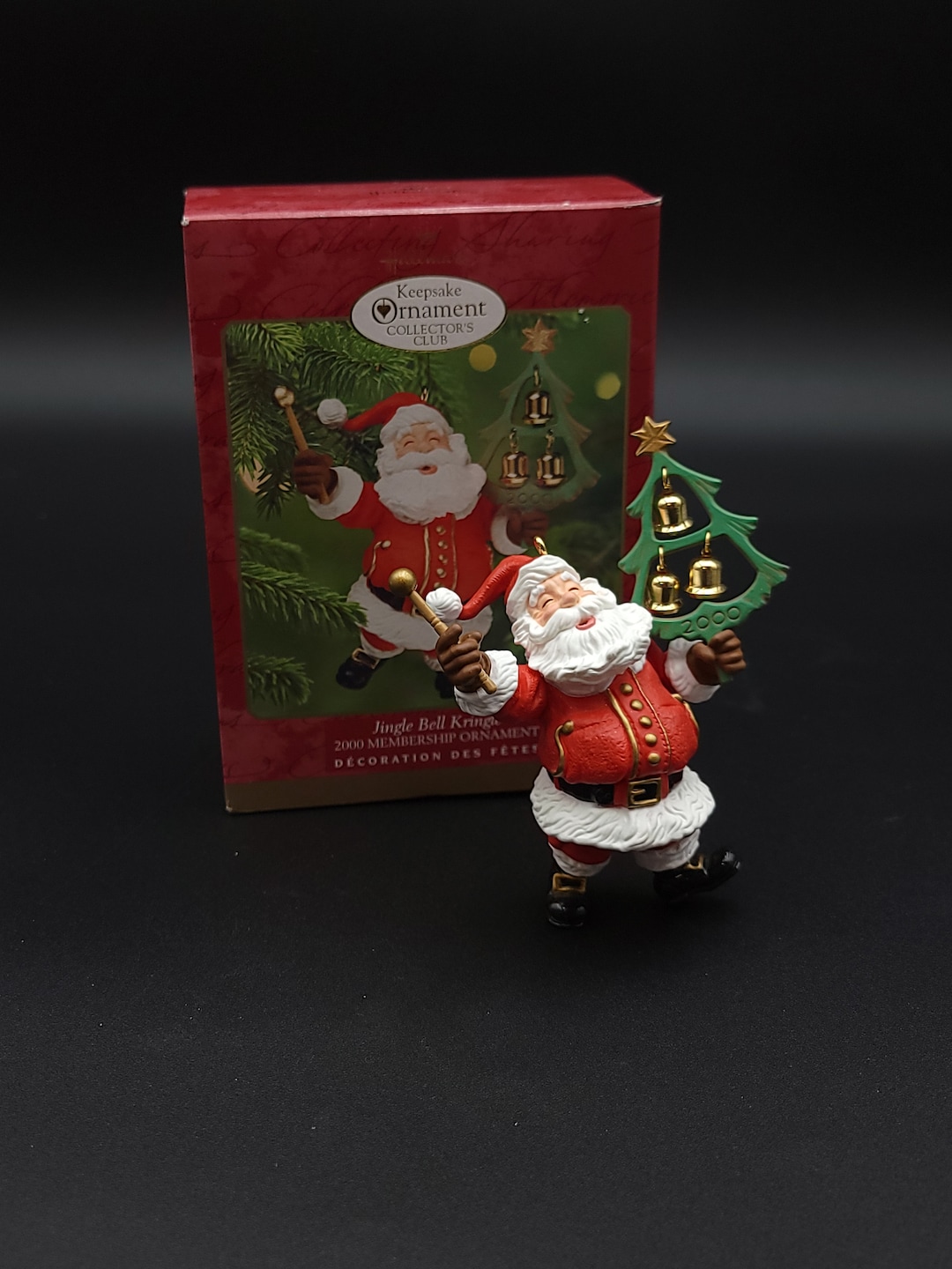 2000 Jingle Bell Kringle Hallmark Christmas Tree Ornament - Etsy