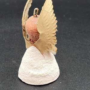 Vintage Putz Mica Angel With Gold Wings Christmas Decoration - Etsy