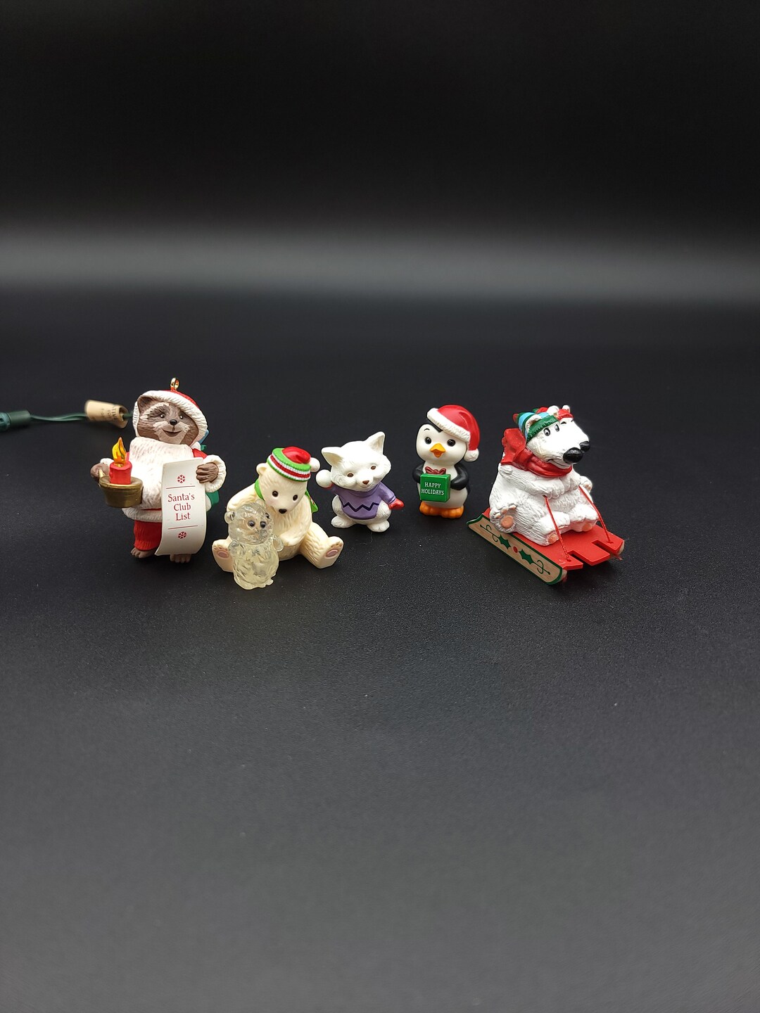 Set of 5 Vintage 1990's Hallmark Christmas Tree Ornaments - Etsy