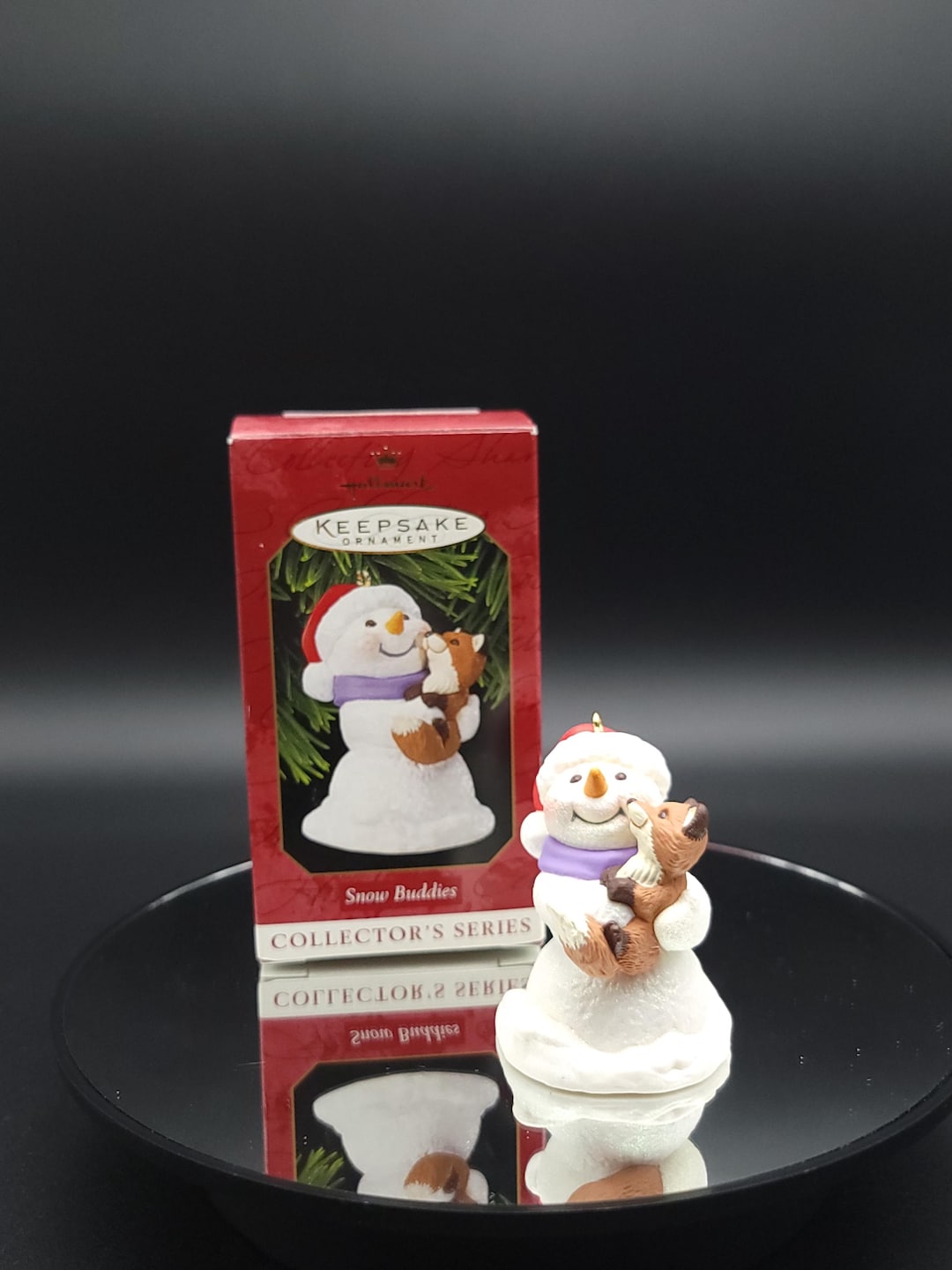 1999 Snow Buddies Snowman Ornament Christmas Vintage Hallmark Keepsake ...