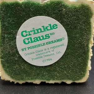 5 Santa Crinkle Claus by Possible Dreams 1994 Resin Material - Etsy