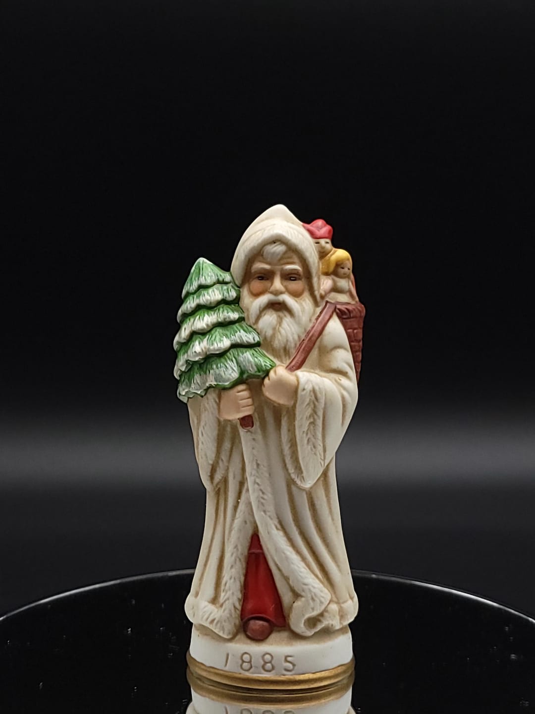 1885 Ceramic Santa Figurine 5 Tall 1984 Reproduction - Etsy