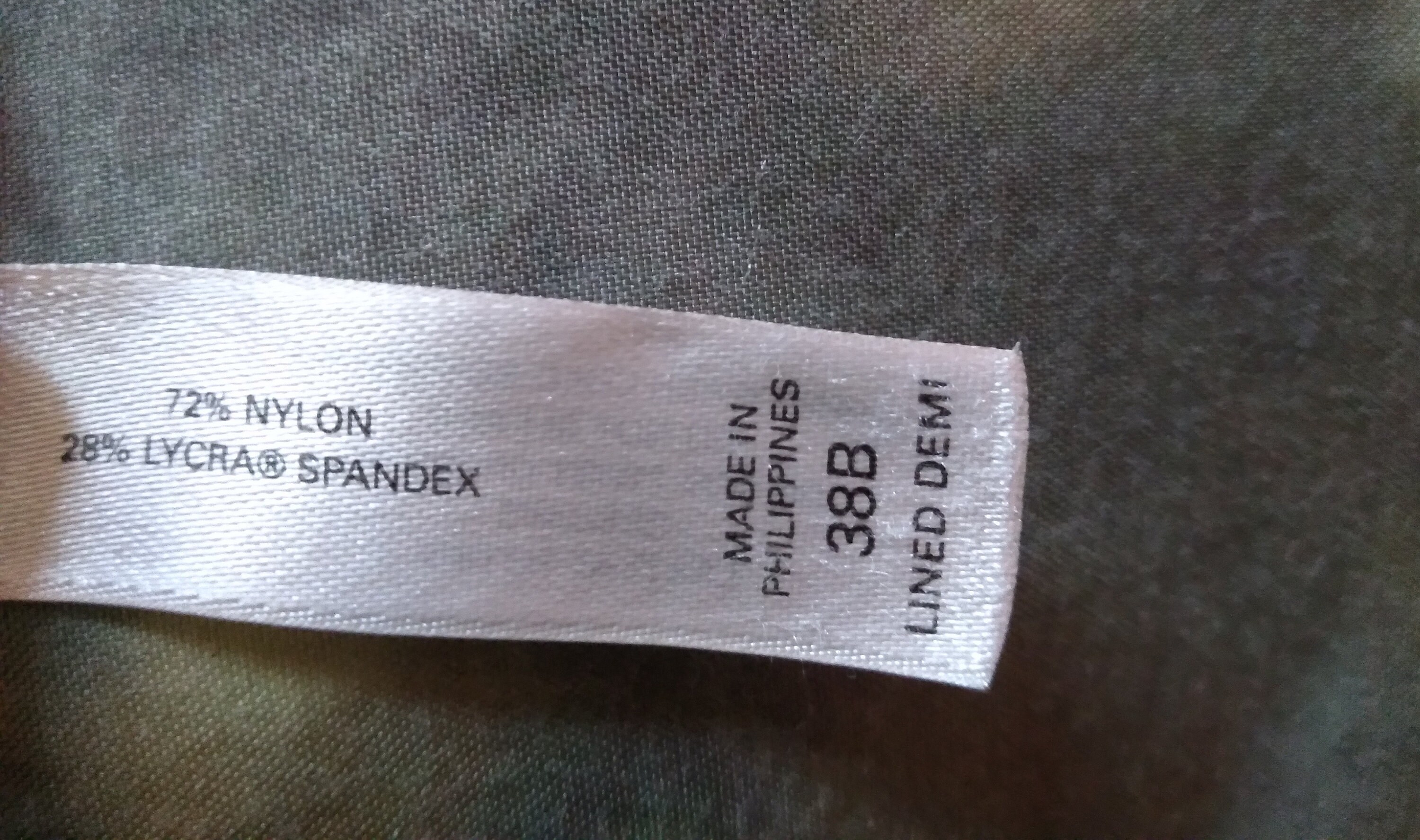 38B Vintage Victoria's Secret Very Sexy Red Lined Nylon Demi Bra VS ...