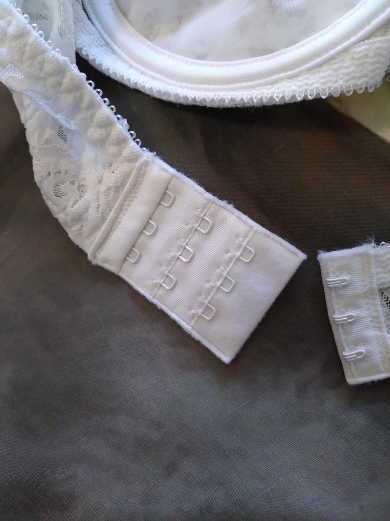 36C Bali Bra White Nylon Lace Bra - Etsy
