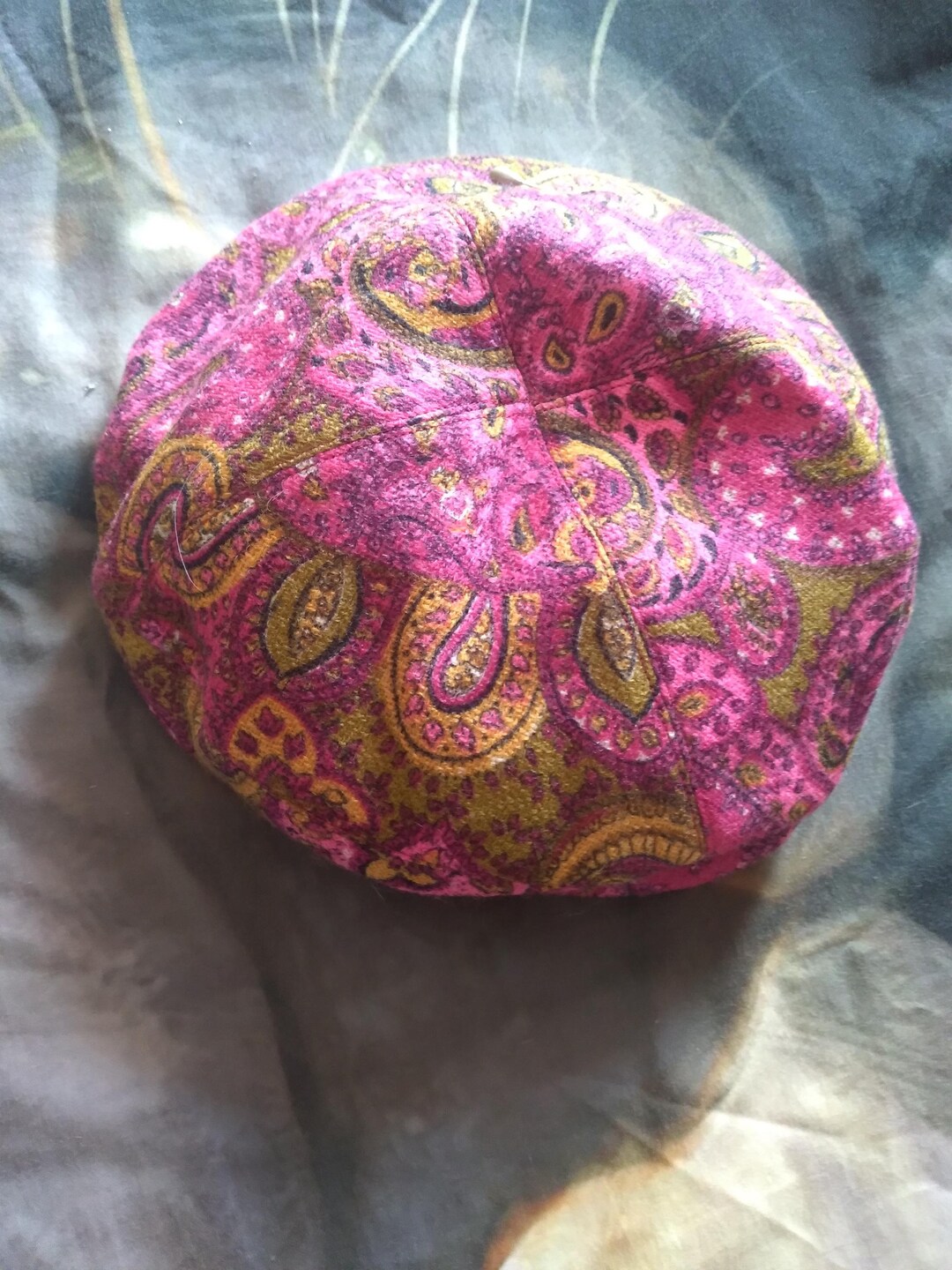 Vintage Amy New York Pink Paisley Hat Retro Mod Vintage Hat - Etsy