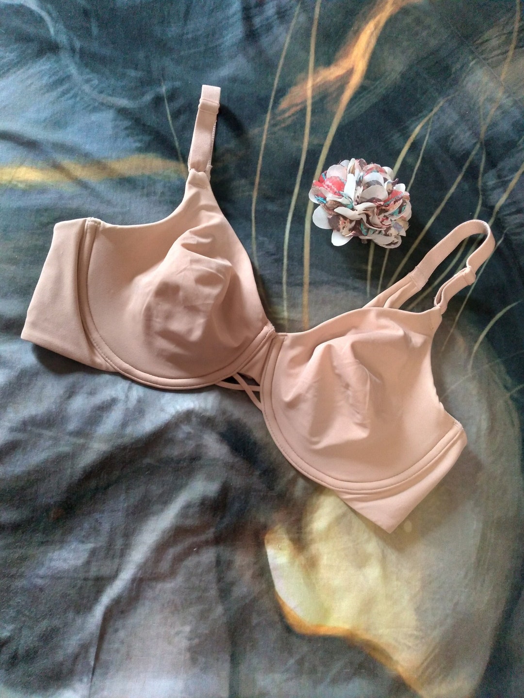 38C Vanity Fair Bra Beige Nylon Bra - Etsy