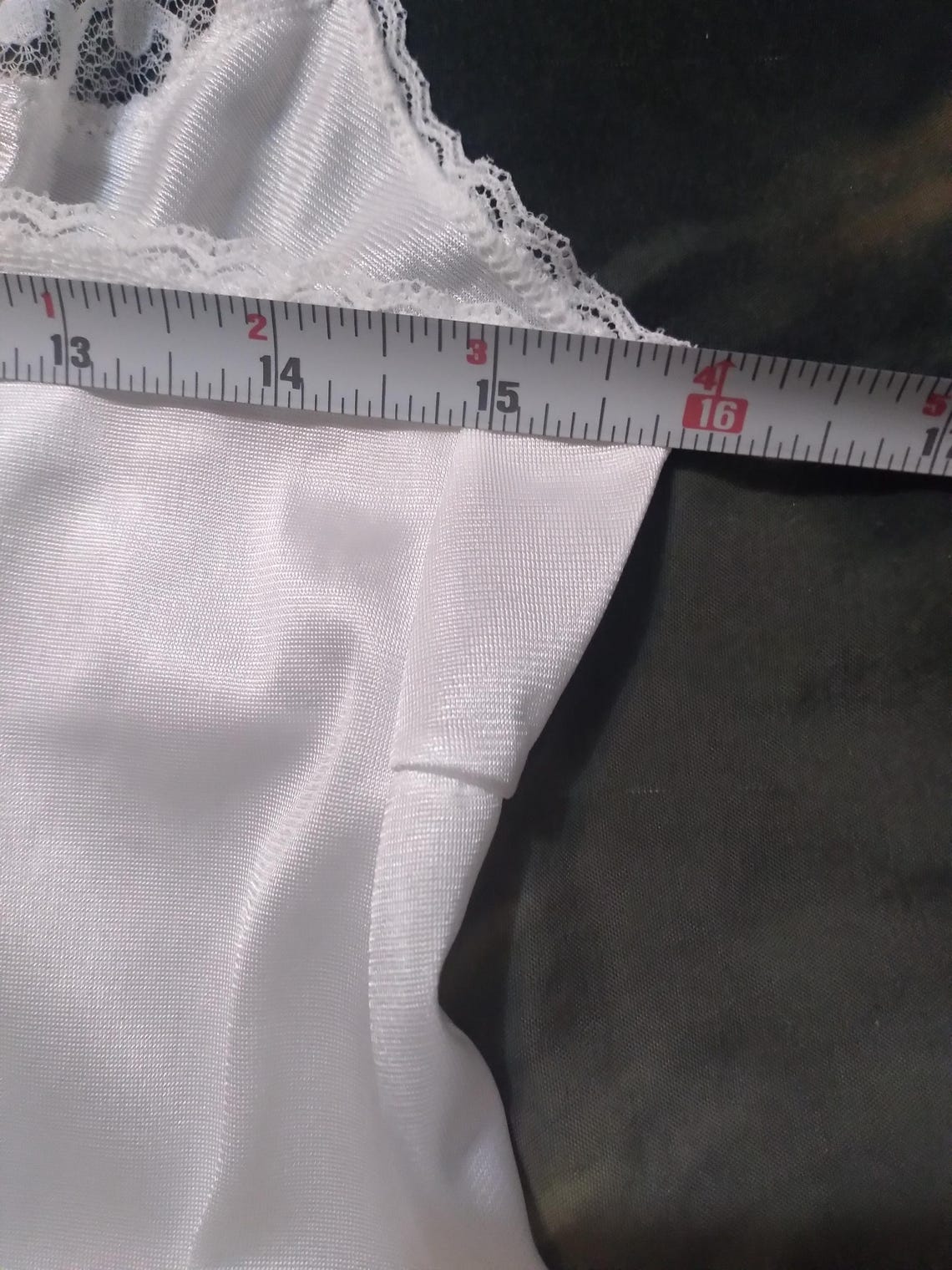 Vintage Vassarette Full Slip Tagged 34 White Nylon Lace Vintage ...