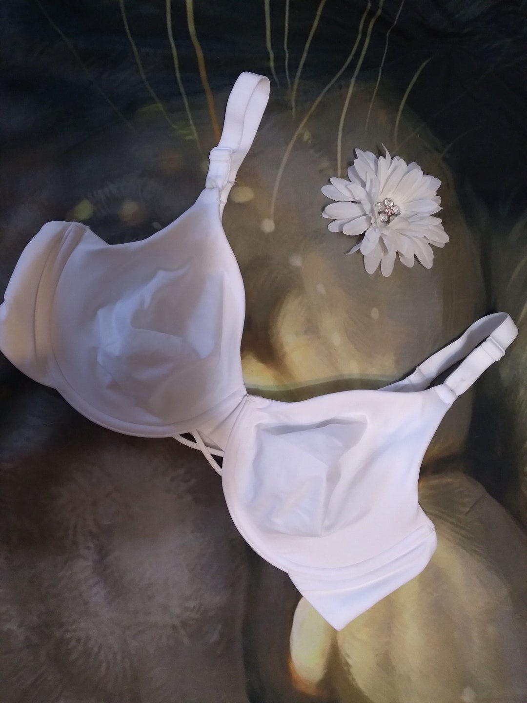 38C Vanity Fair Bra White Nylon Bra - Etsy