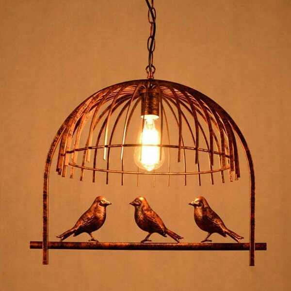Bird Cage Pendant Light - Etsy