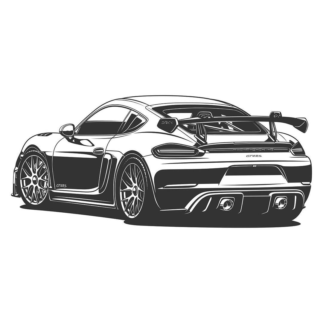 Custom Car Portrait From Your Photo (DIGITAL) | Car Art | Car Lover ...