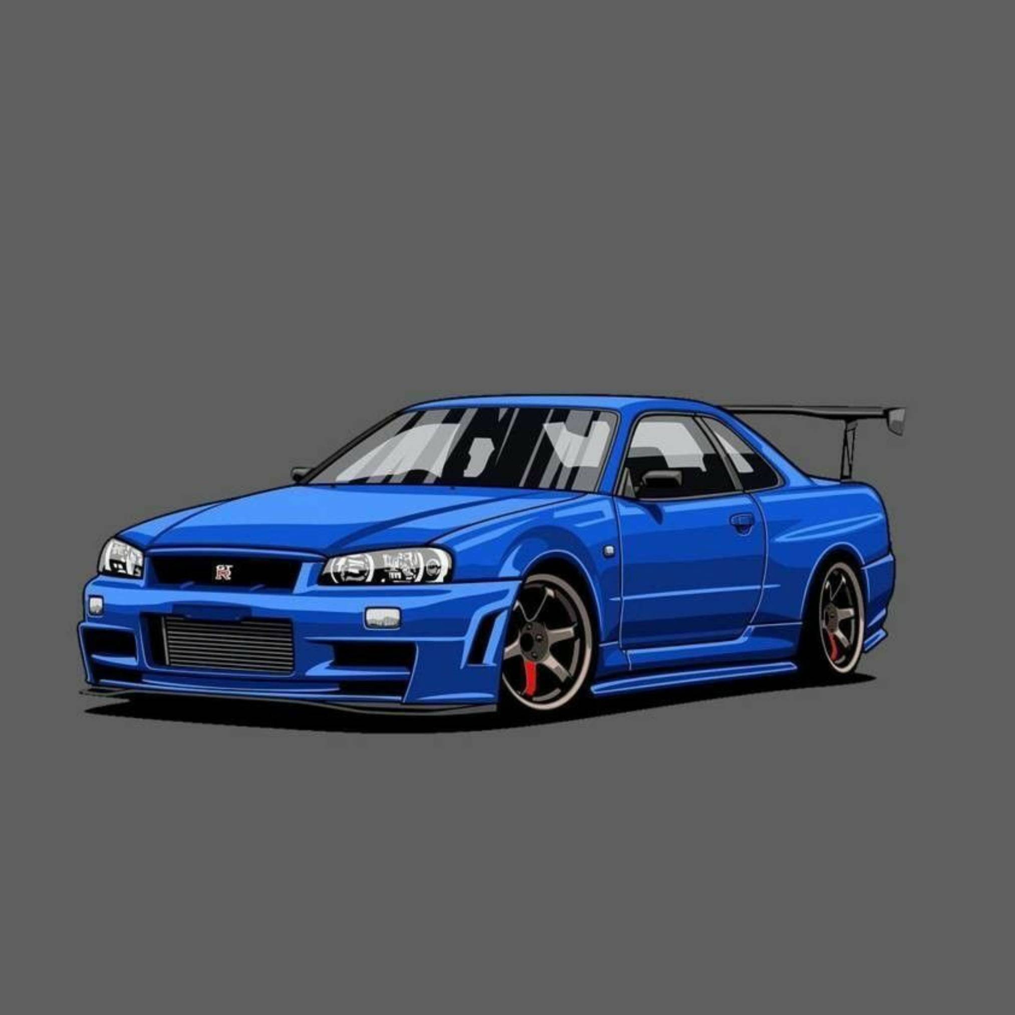 Custom Car Portrait From Your Photo DIGITAL Car Art Car Lover Gift Car ...