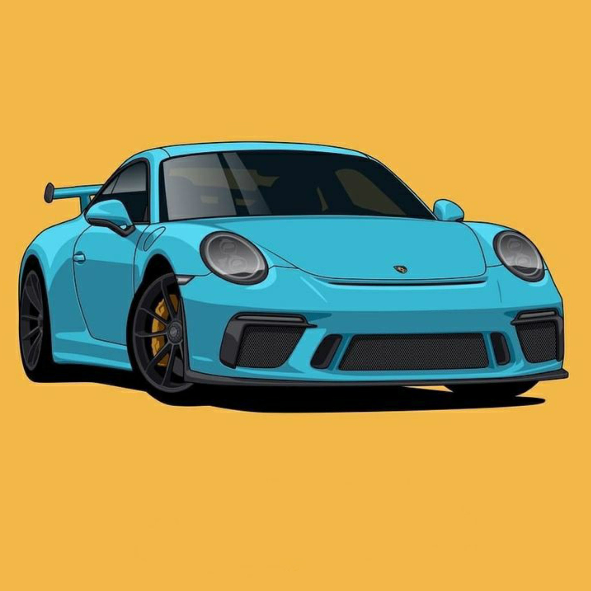 Custom Car Portrait From Your Photo DIGITAL Car Art Car Lover Gift Car ...