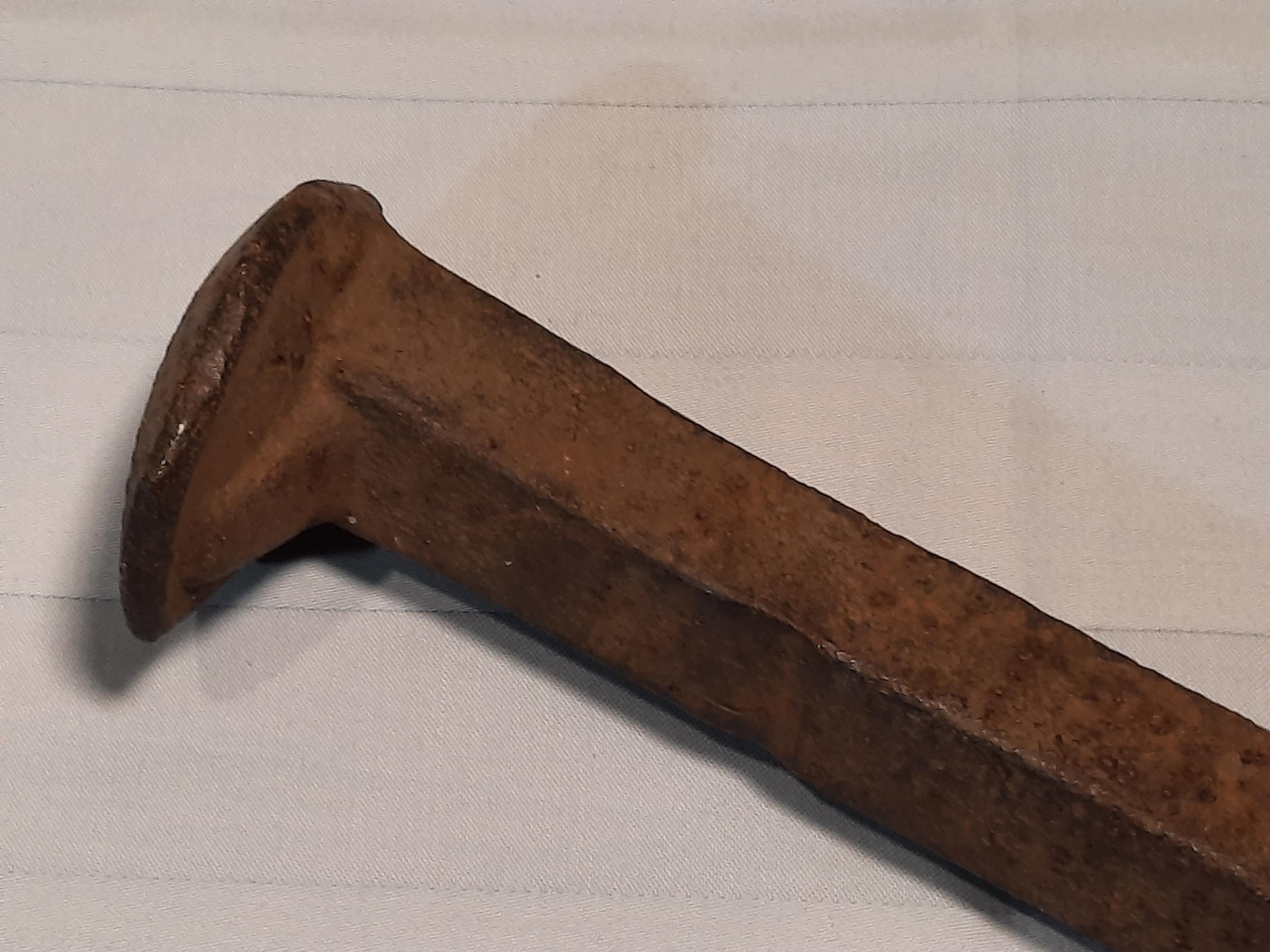 Vintage Blacksmith Forged Railroad Spike From Eastern Kansas, Circa ...