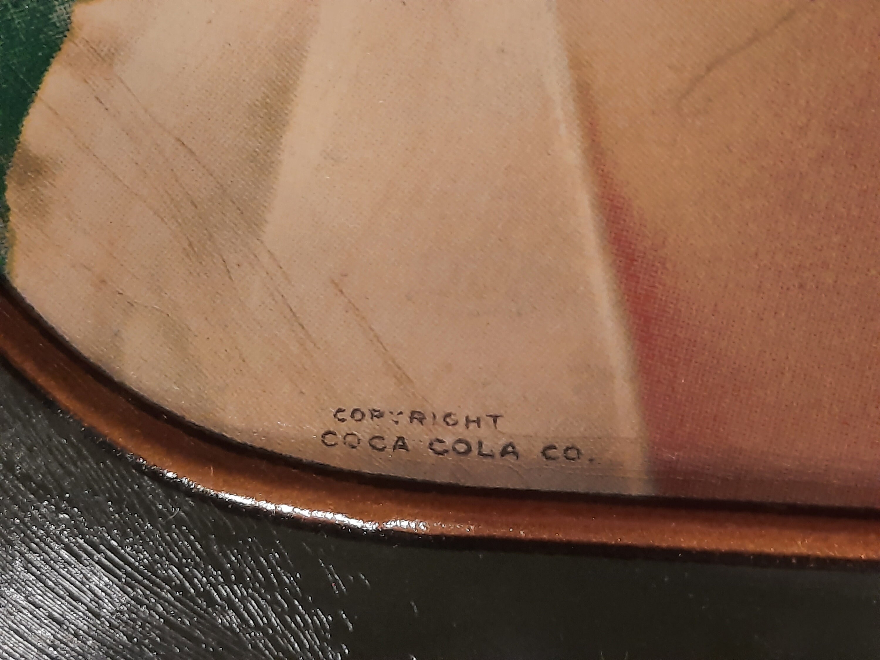 Antique 1921 Original Coca-cola 'autumn Girl' Tray - Etsy