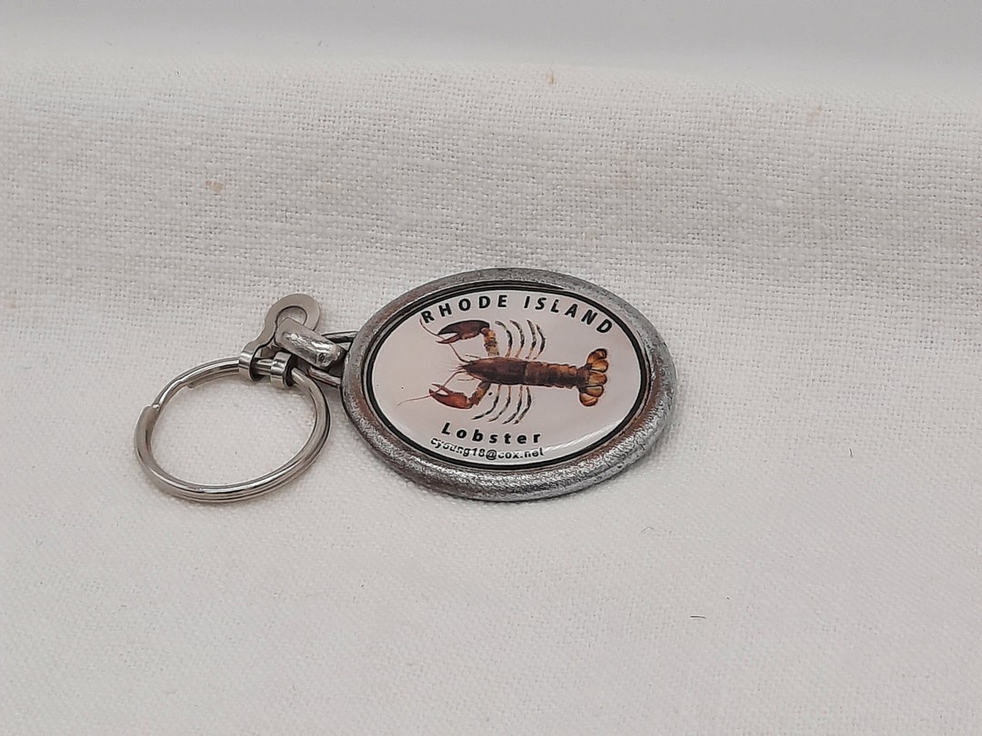 Vintage Rhode Island Lobster Keychain, Circa 1990s - Etsy