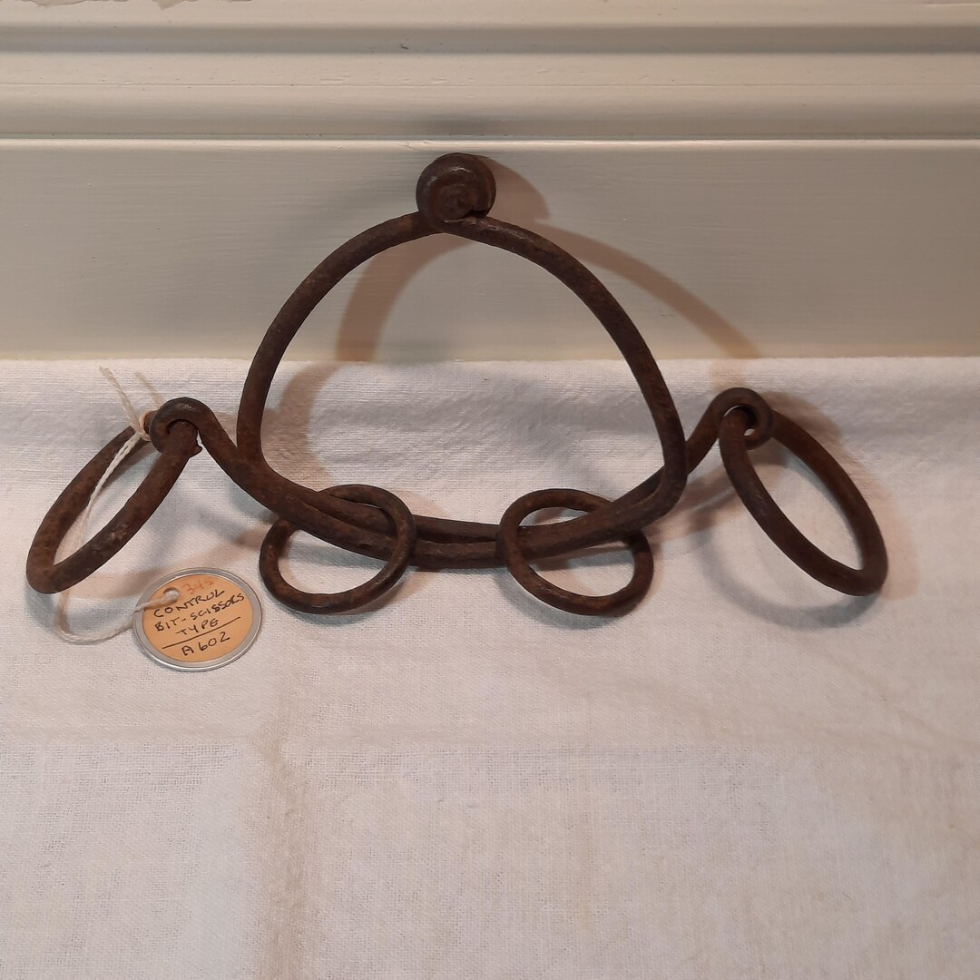 Antique Rare Scissor Type Control Bit, Small Horse/pony/colt Horse Bit ...