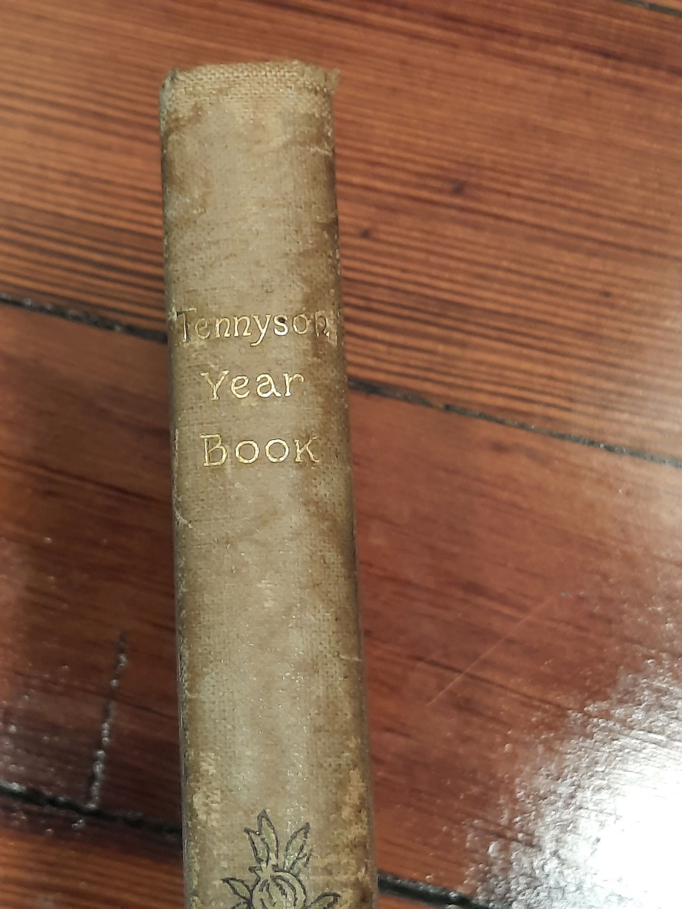 Vintage 1893 alfred tennyson Year Book by Imogen Clark, Hardcover Book ...